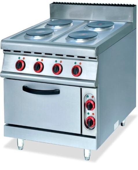 GATTO 4 Plate Electric Stove w/ Electric Oven - 700 Range – catscatering